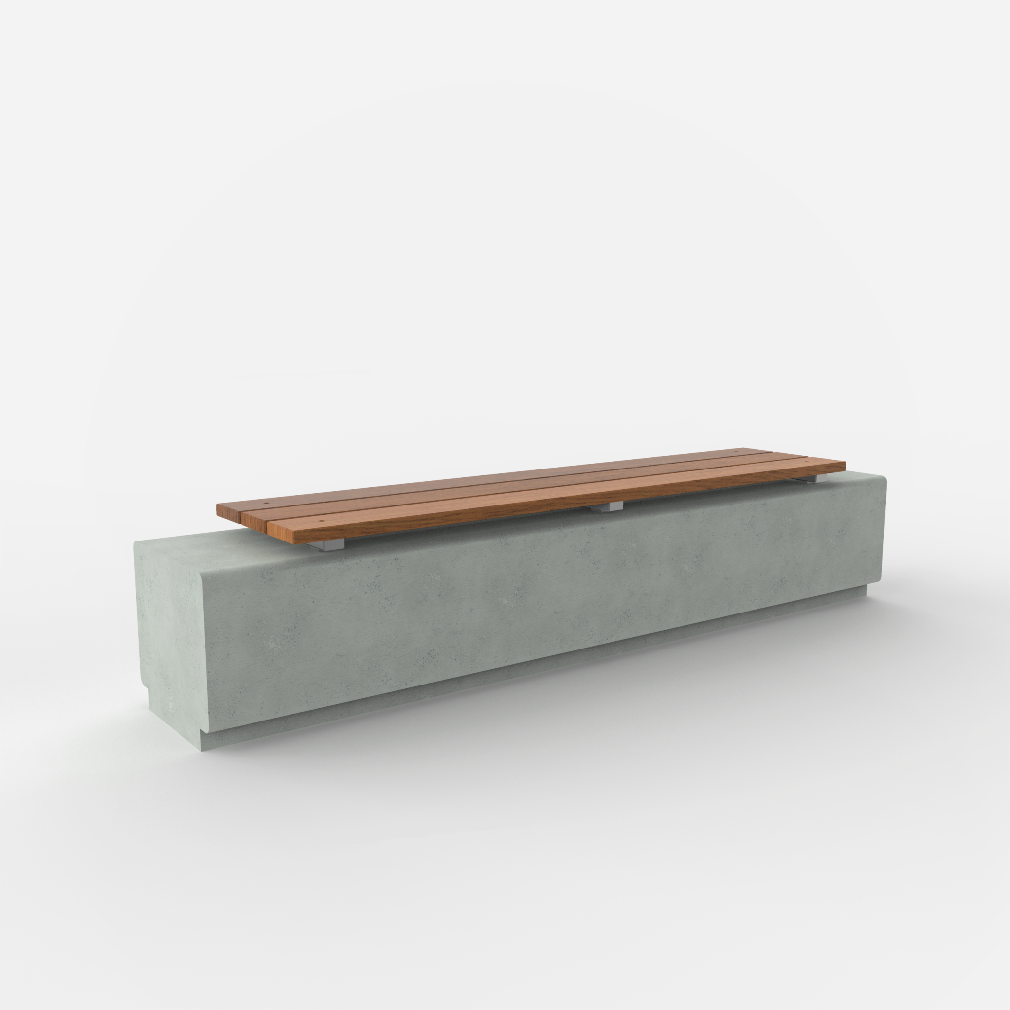 Bondi Plinth Mounted Bench - StraBe